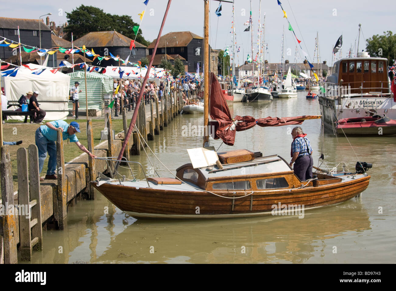 maritime festival Rye Strand Quay river tillingham east sussex england ...