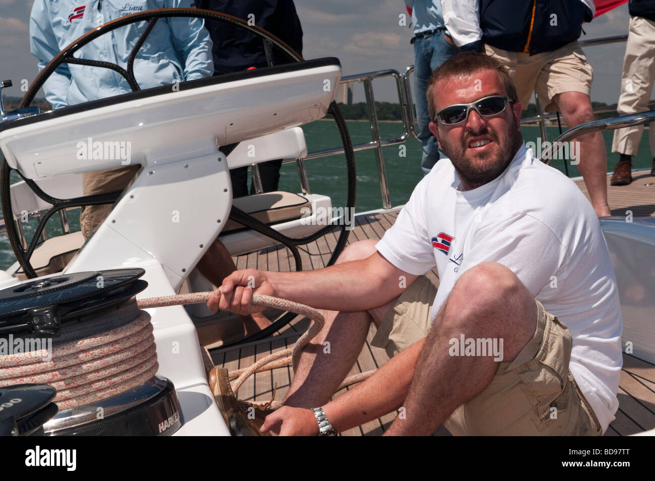 Yacht crew hi-res stock photography and images - Alamy