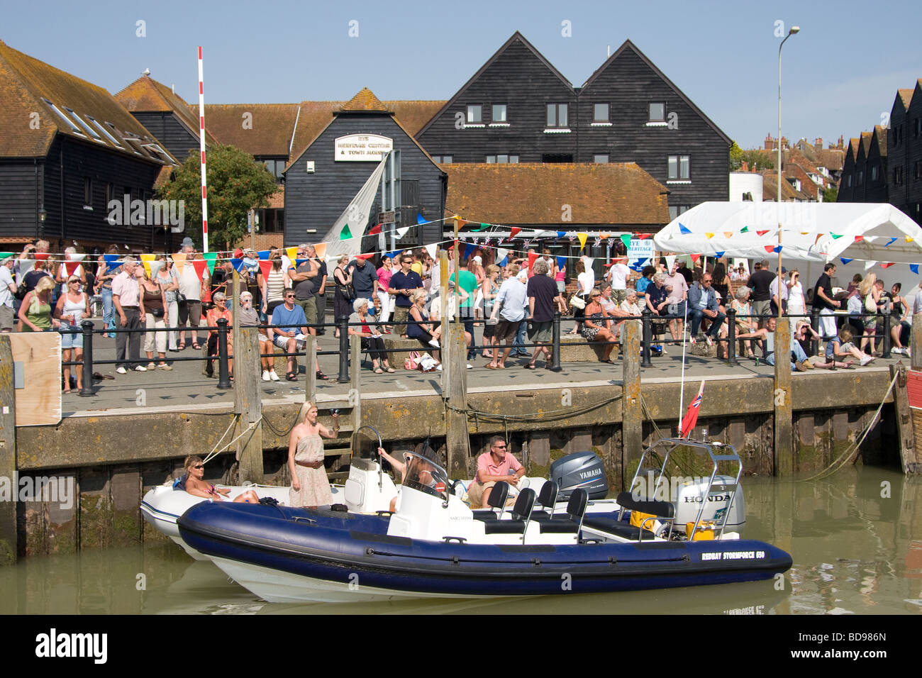 maritime festival Rye Strand Quay river tillingham east sussex england ...