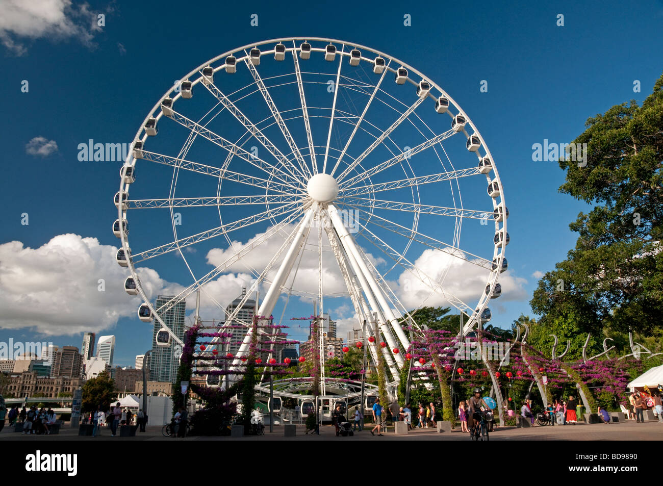 The Brisbane Wheel at Southbank, Brisbane, Australia Stock Photo - Alamy