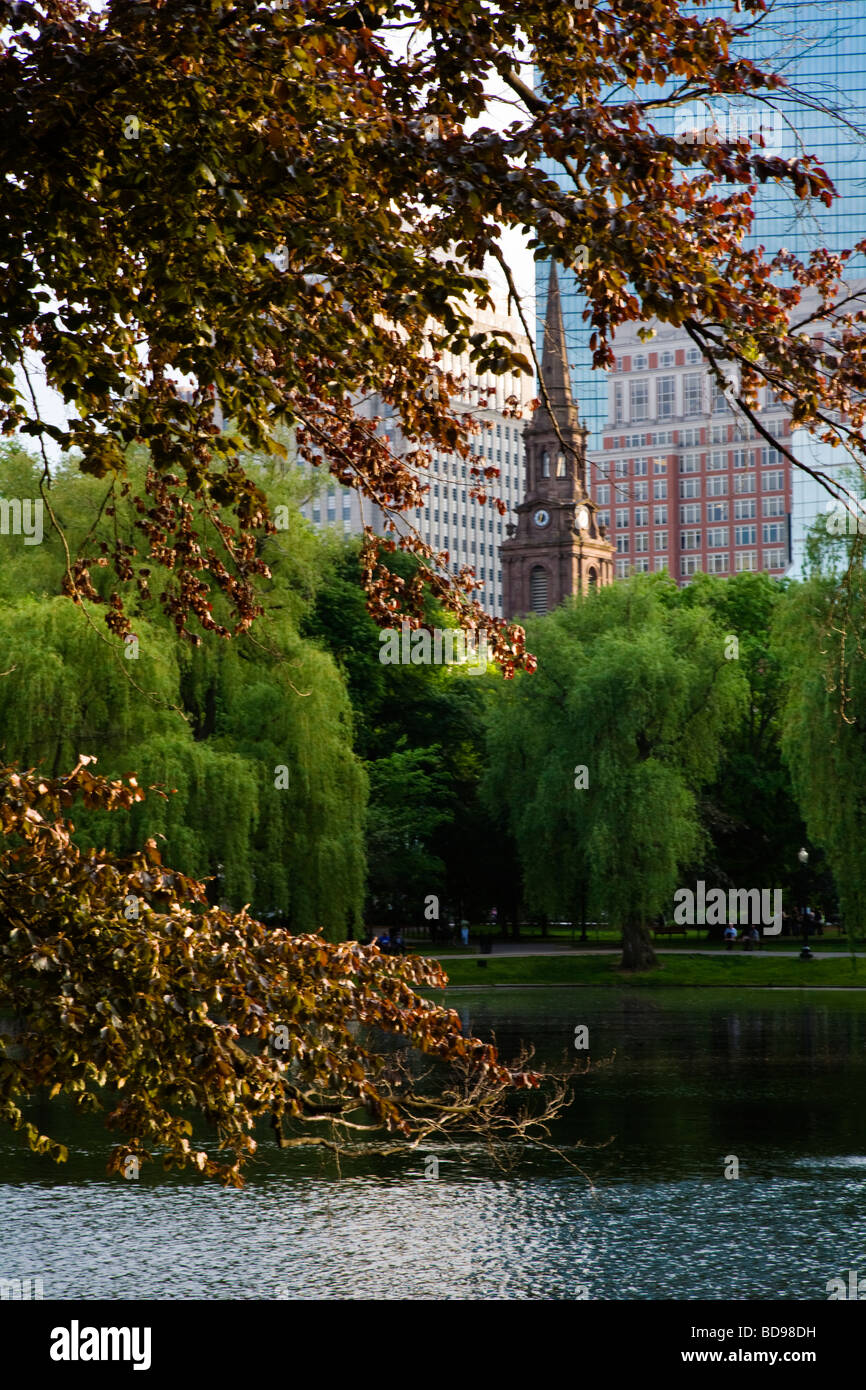 The LAGOON is a small lake in the BOSTON COMMON which is a public park ...