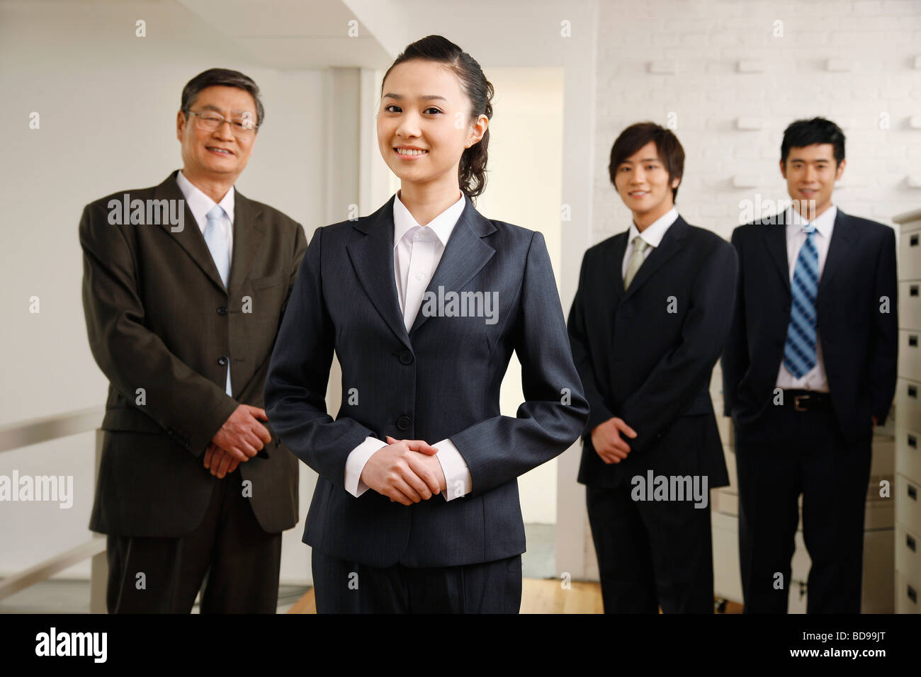 Chinese business people Stock Photo - Alamy