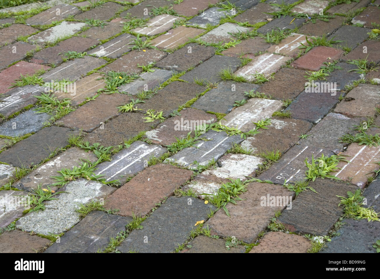 Brick walkway sideway path hi-res stock photography and images - Alamy