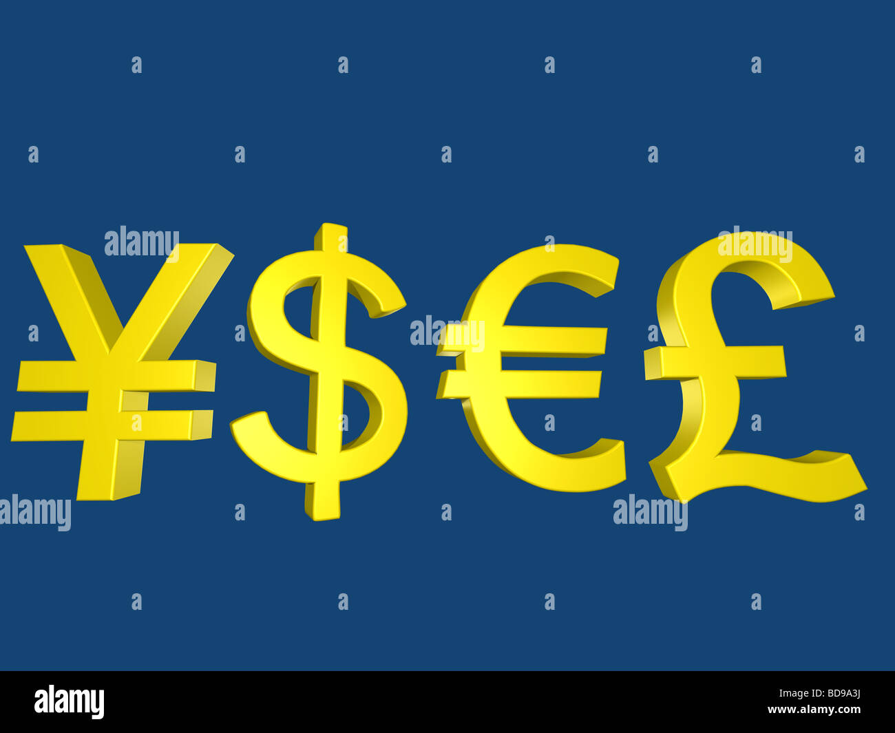 Dollar euro yen pound hi-res stock photography and images - Alamy