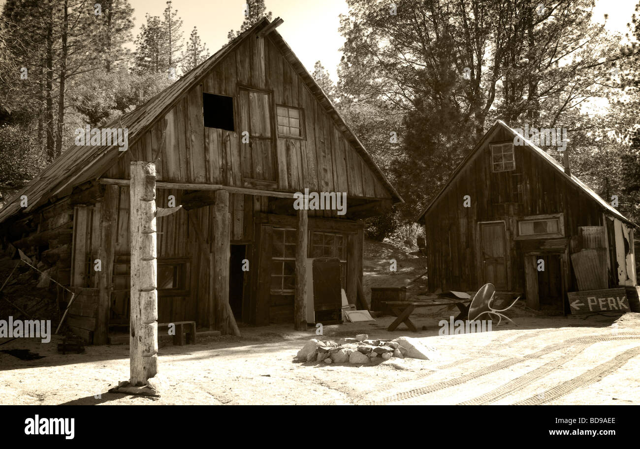 Abandoned Wild West Outpost Stock Photo - Alamy