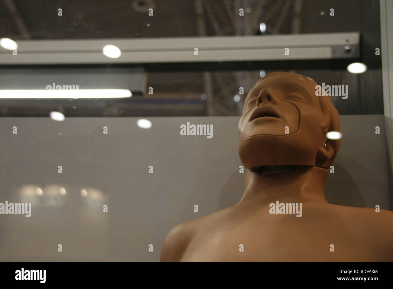 plastic mannequin used to train medical staff Stock Photo - Alamy
