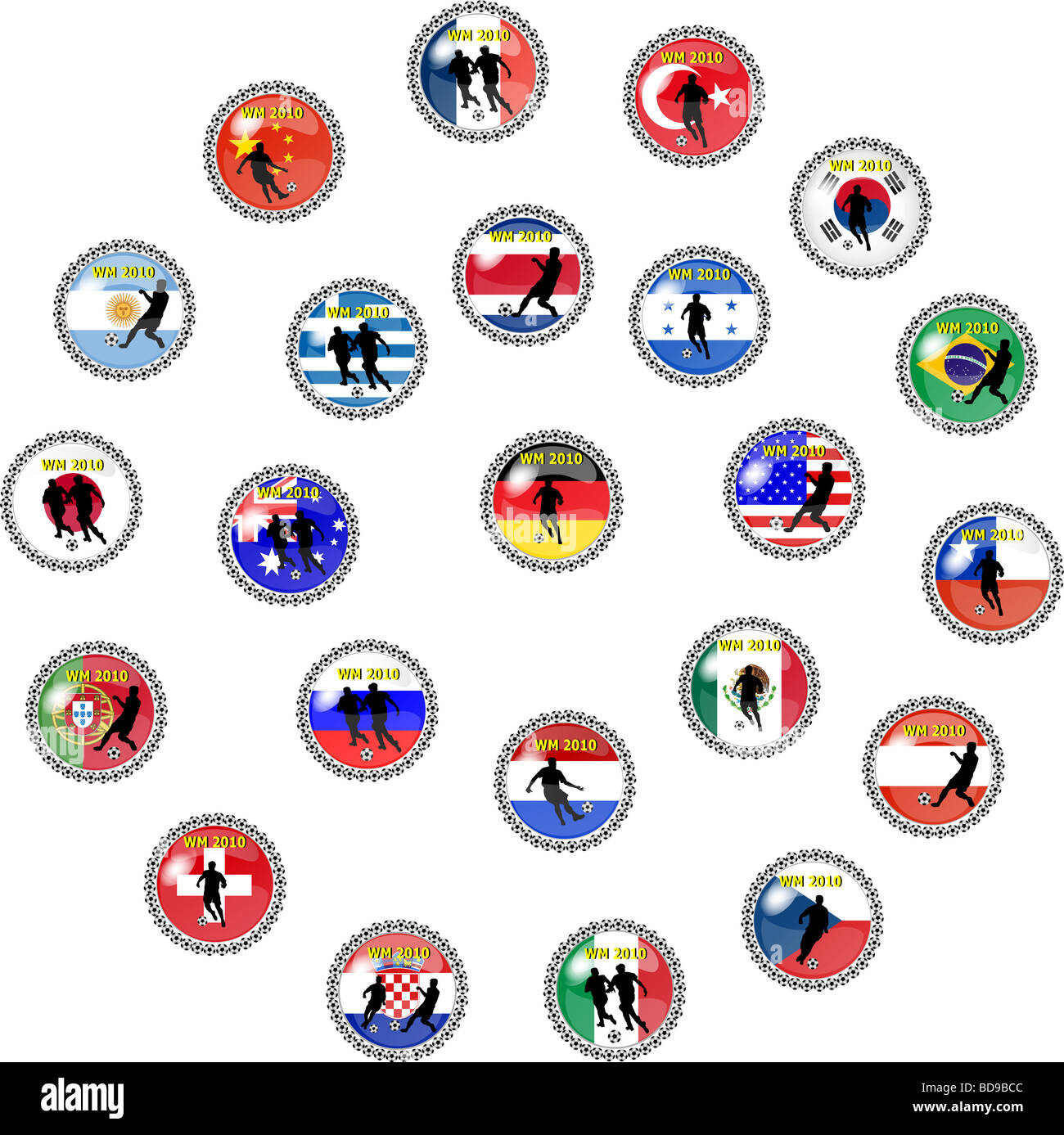 World flag buttons hi-res stock photography and images - Alamy