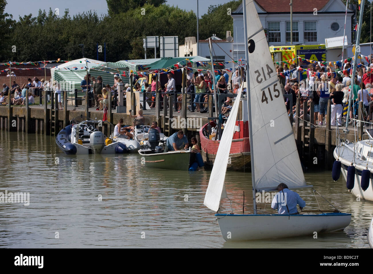 maritime festival Rye Strand Quay river tillingham east sussex england ...
