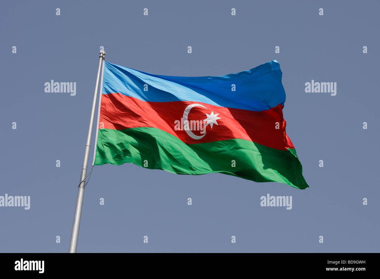 Azerbaijan flag hi-res stock photography and images - Alamy