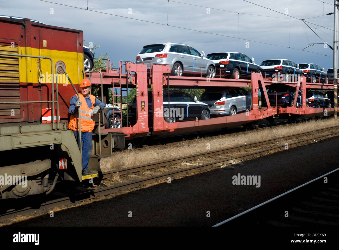 Man on the footplate hi-res stock photography and images - Alamy