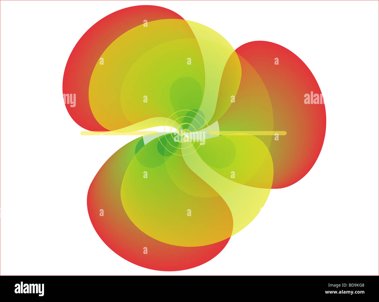 Yellow fan pattern hi-res stock photography and images - Alamy