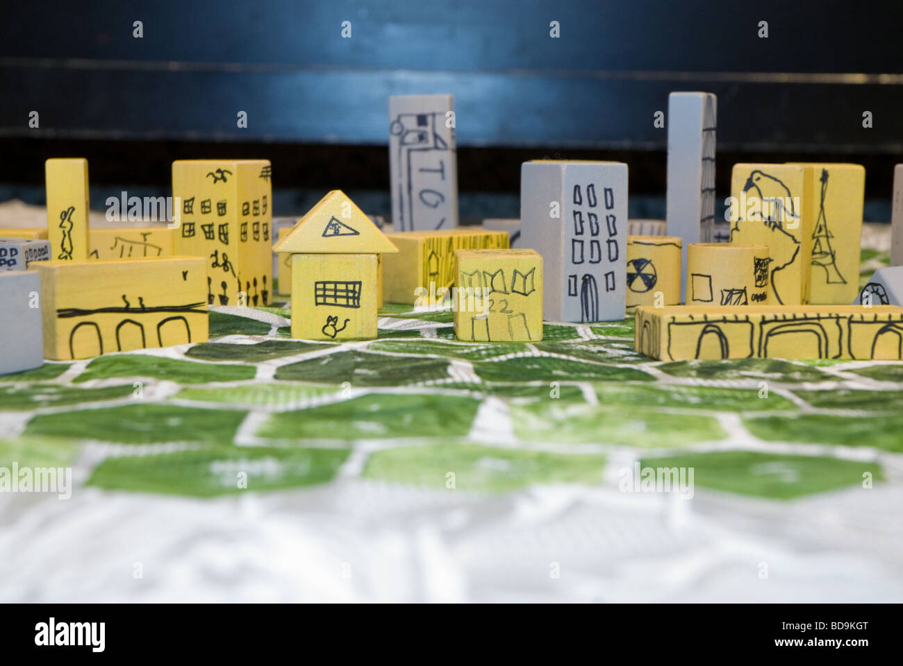 Model of cardboard city hi-res stock photography and images - Alamy