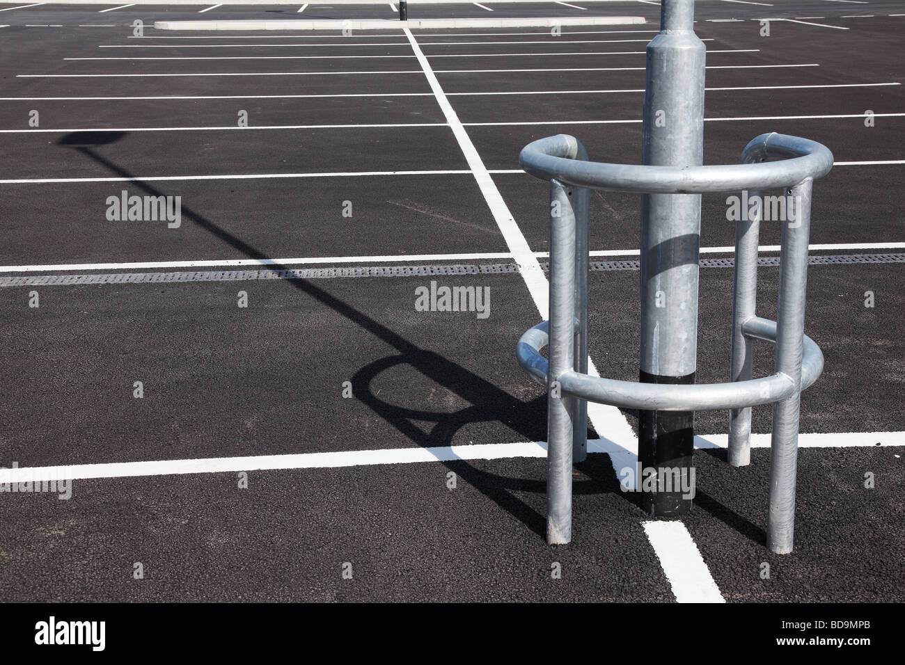 Street light steel protection Stock Photo - Alamy