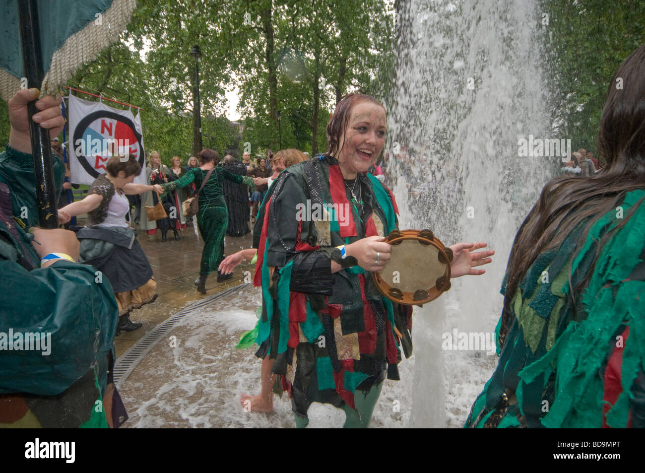 The Pagan Pride Parade in the Beltane Bash celebrations and dance ...