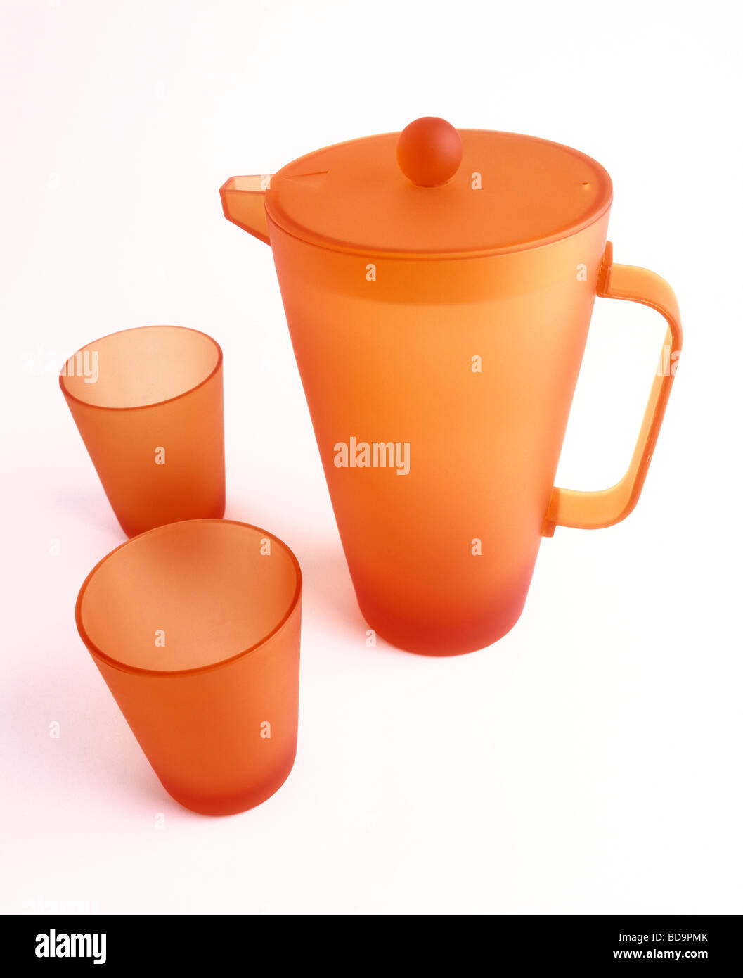 Jug and two cups Stock Photo - Alamy