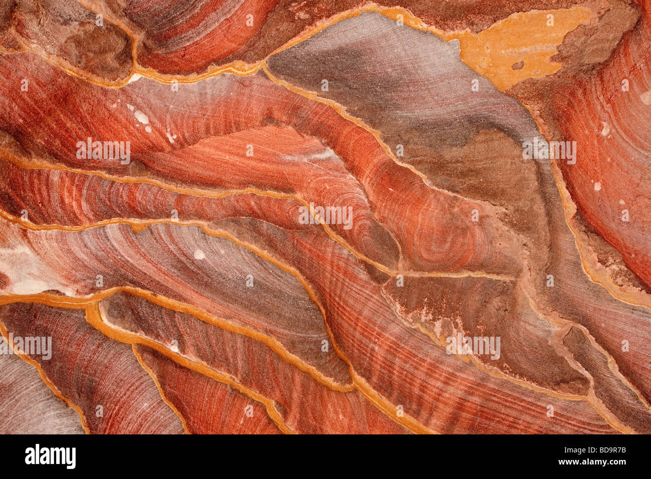Petra sandstone, Jordan Stock Photo - Alamy