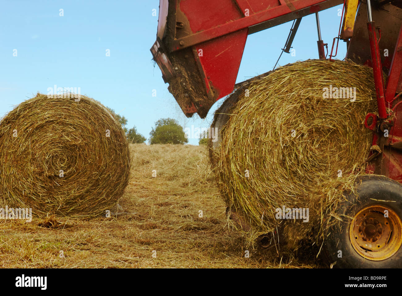 Hay baling machine hi-res stock photography and images - Alamy