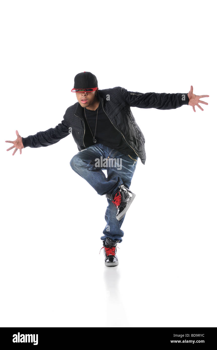 African American hip hop dancer performing Stock Photo - Alamy