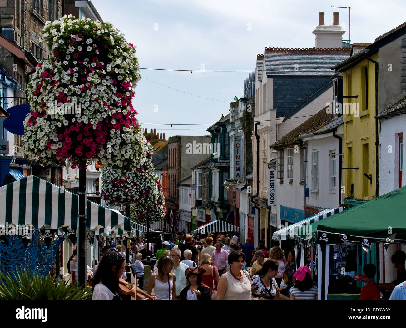 Causewayhead in Penzance in Cornwall. Photo by Gordon Scammell Stock ...