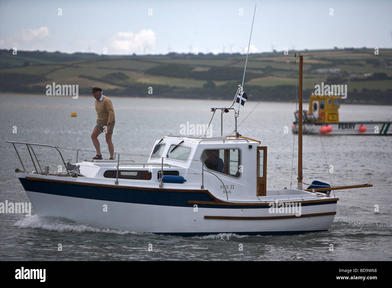 Padstow Fishing Boat Stock Photo - Alamy