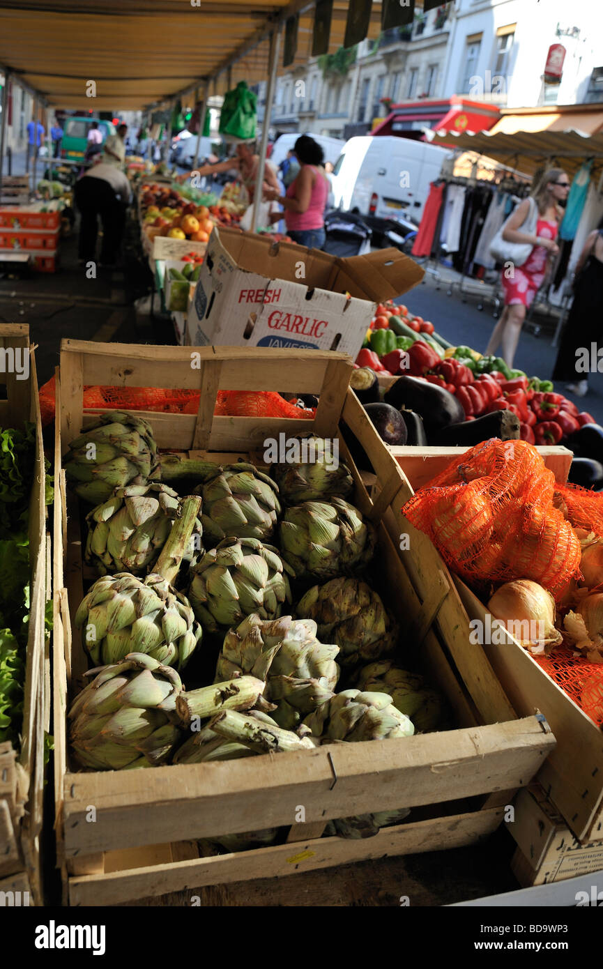 French food market les halles hi-res stock photography and images - Alamy