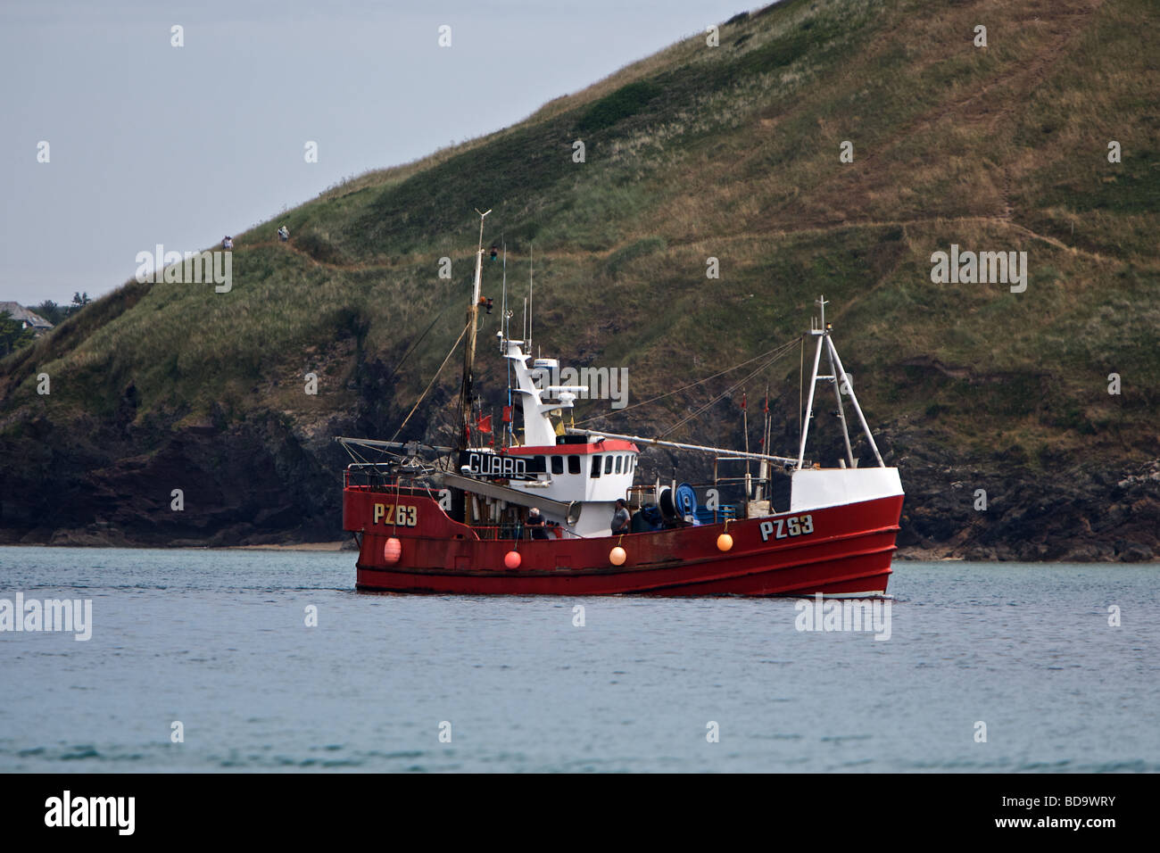Padstow Fishing Boat Stock Photo - Alamy
