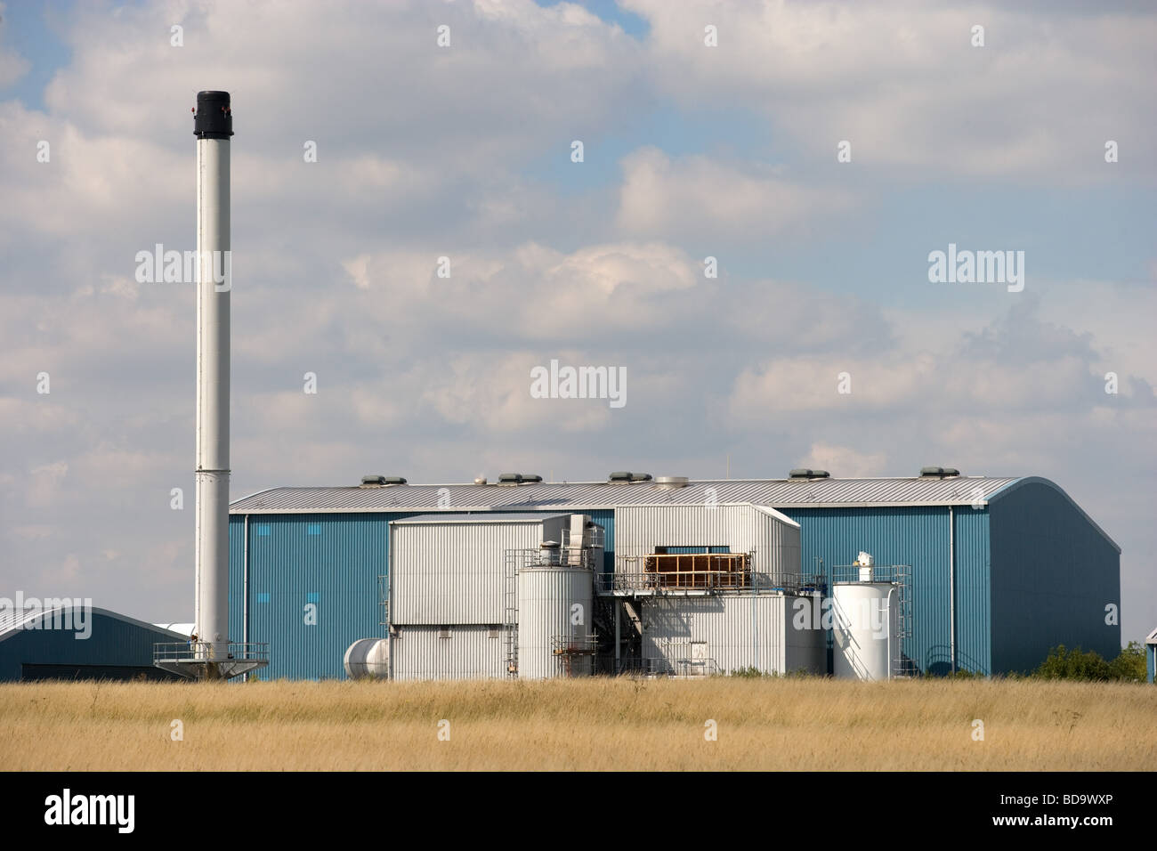 Ely straw burning power station Stock Photo - Alamy