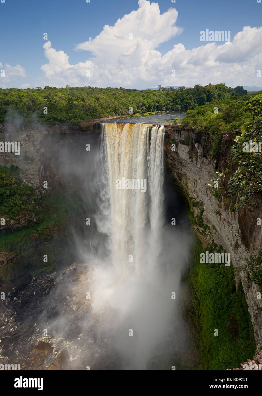 KAIETEUR FALLS, the second highest single drop waterfall in South ...