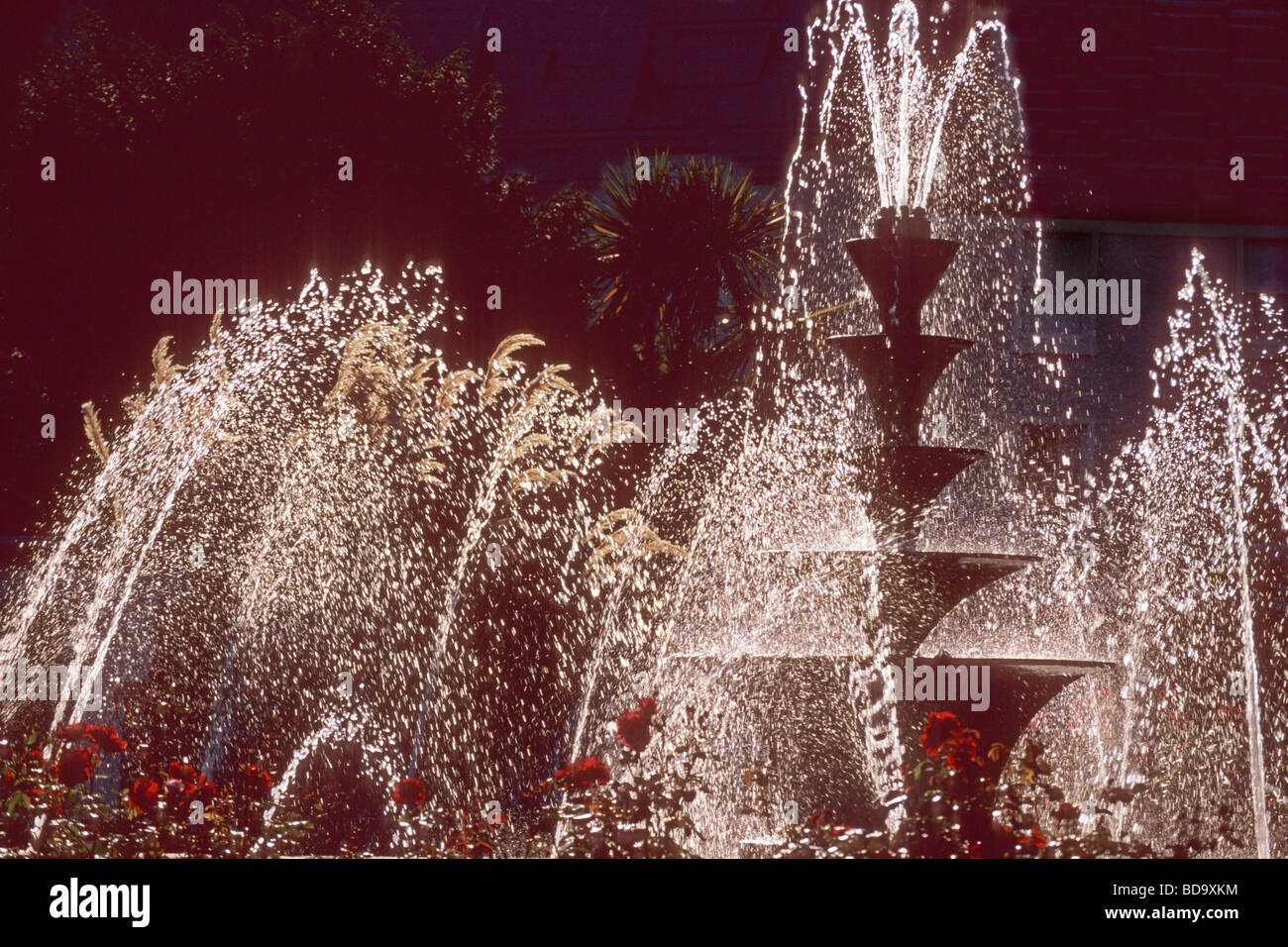 The Floral Fountain Rothesay Isle of Bute Stock Photo - Alamy