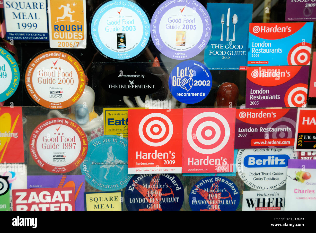 Restaurant window sticker hi-res stock photography and images - Alamy