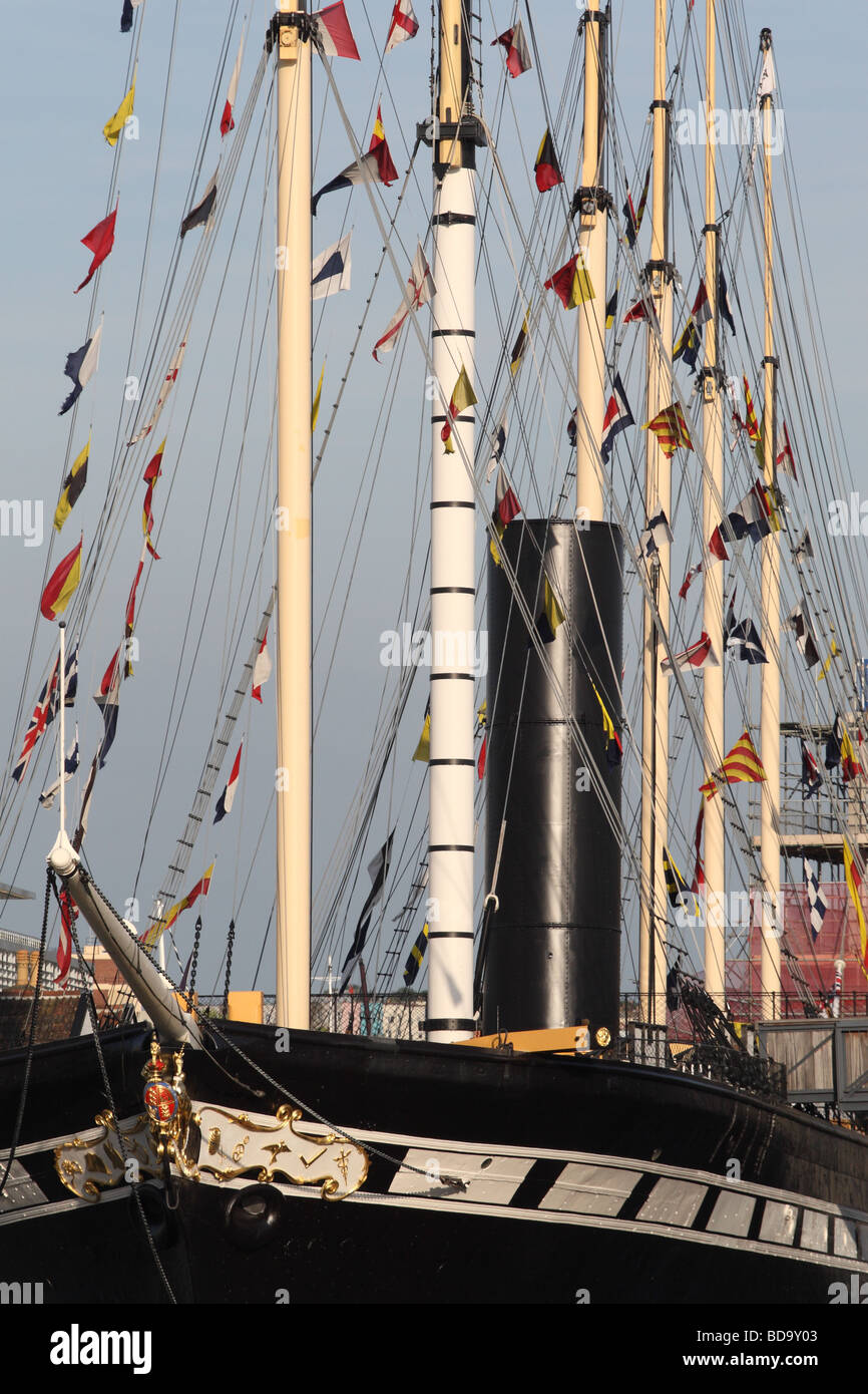 Bristol the SS Great Britain iron ship designed by Brunel Stock Photo ...