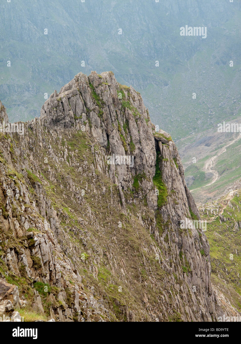 Crib Goch Ridge, Snowdonia, North Wales, UK Stock Photo - Alamy