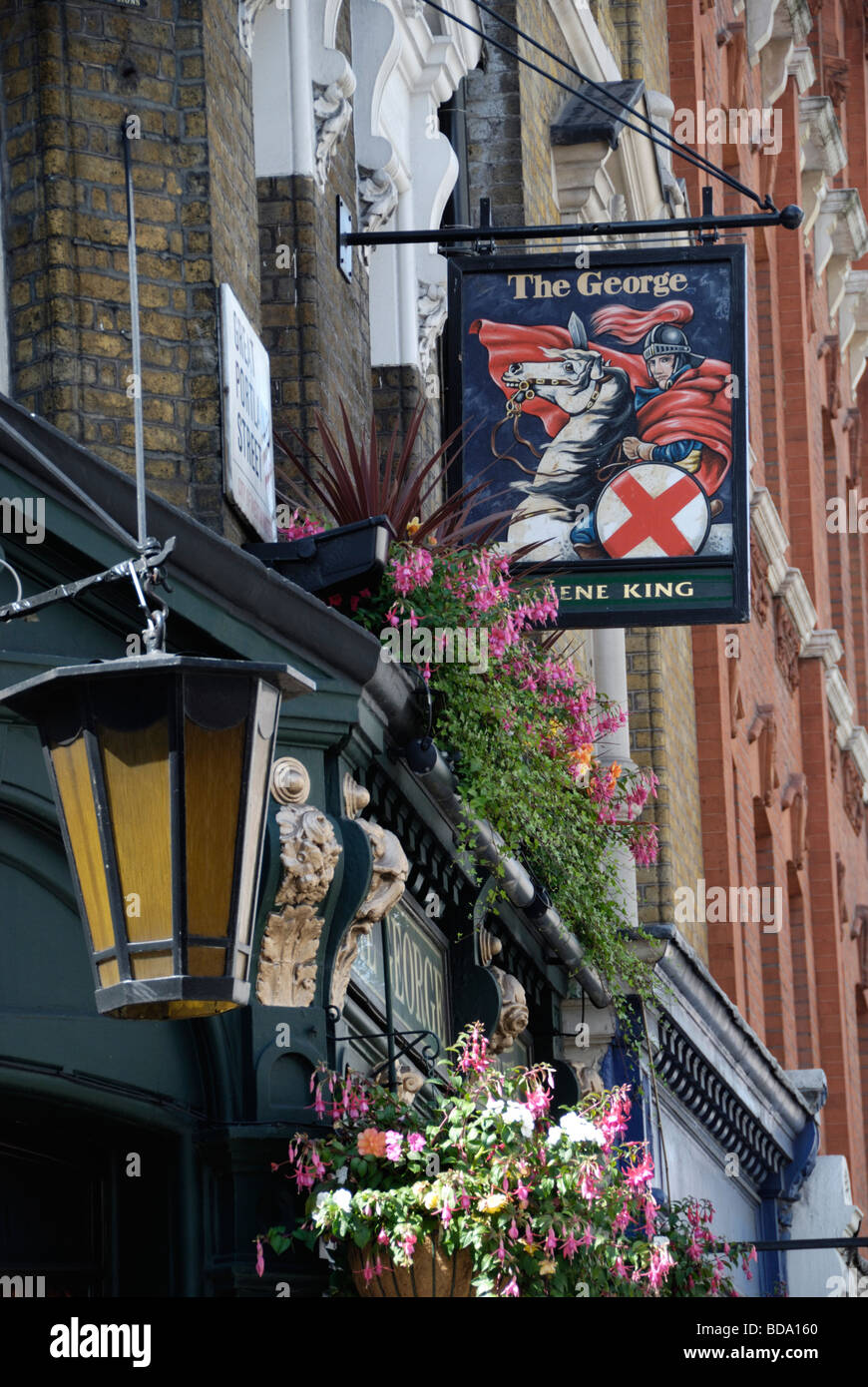 The George public house in Great Portland Street London England Stock ...
