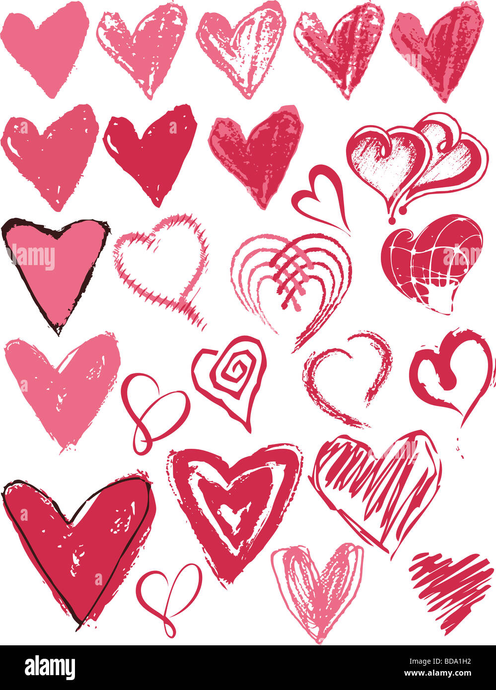Heart Texture Icon Stock Photo - Alamy