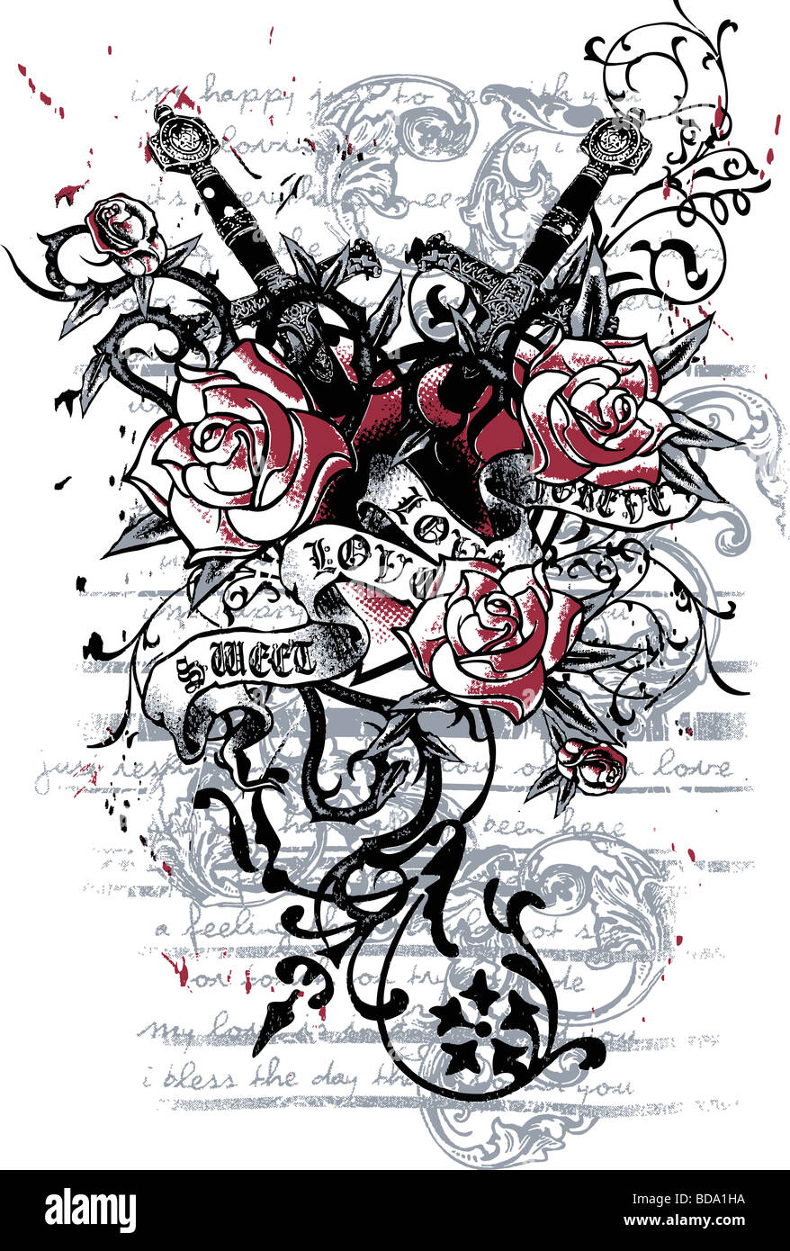 Tattoo advertisement Cut Out Stock Images & Pictures - Alamy