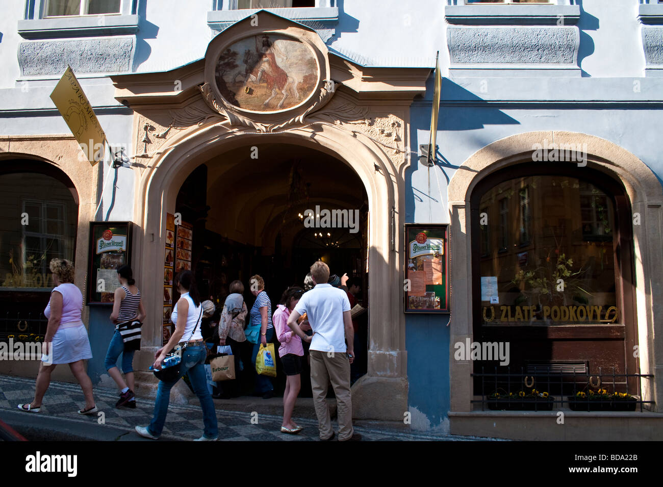 shops at Nerudova Ulice, Prague, Czech Republic Stock Photo - Alamy