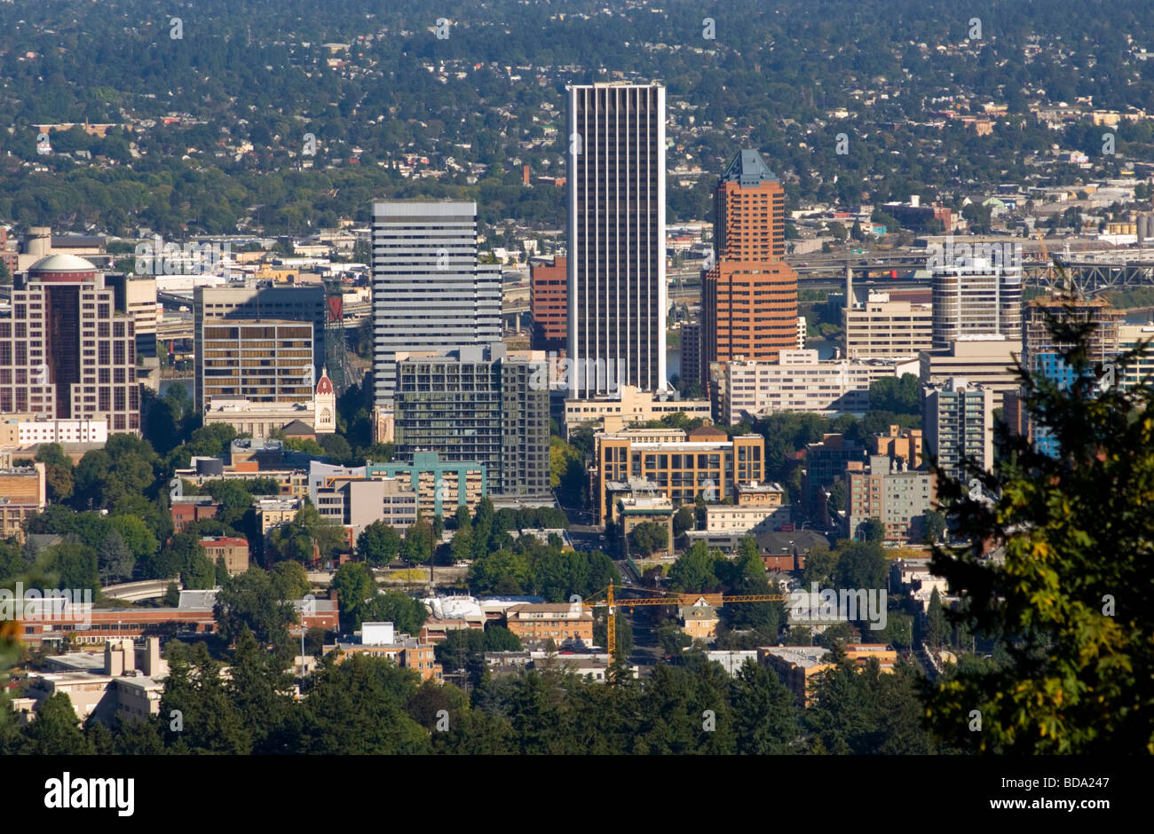 Downtown portland views hi-res stock photography and images - Alamy