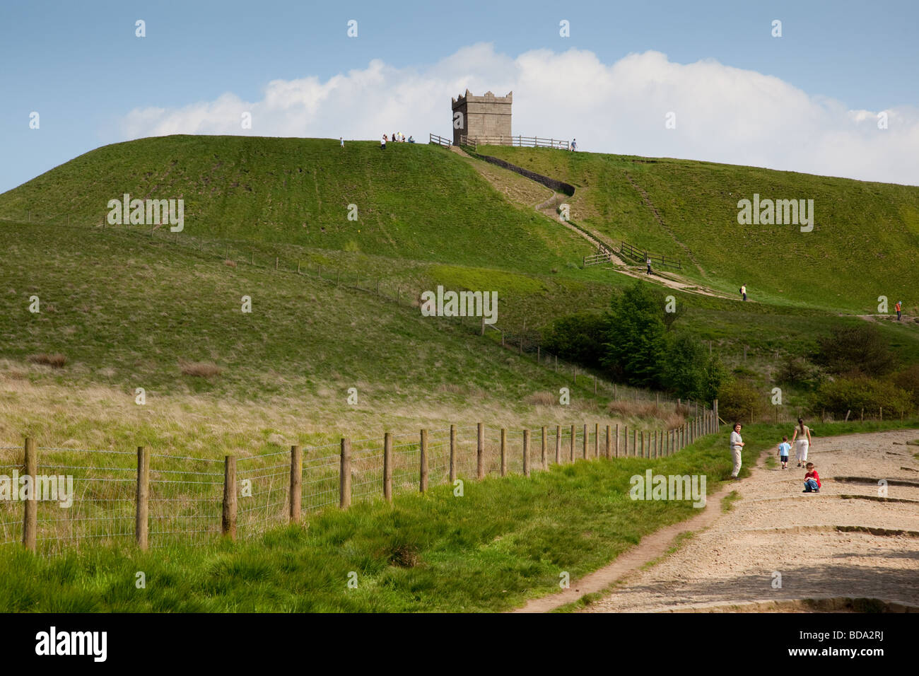 Rivington Pike Tower, Lancashire, UK Stock Photo, Royalty Free Image ...
