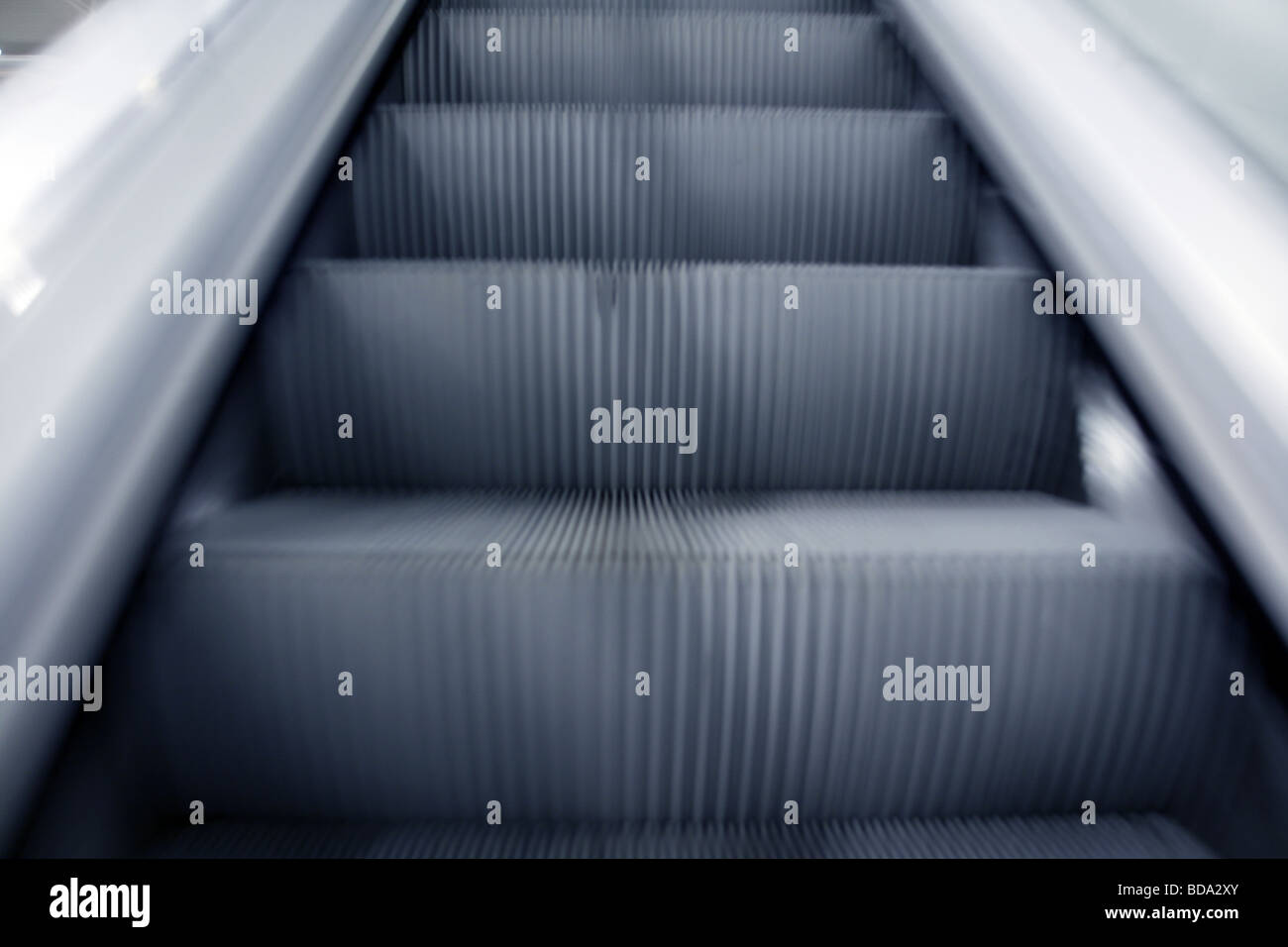 fast moving empty escalators steps Stock Photo - Alamy