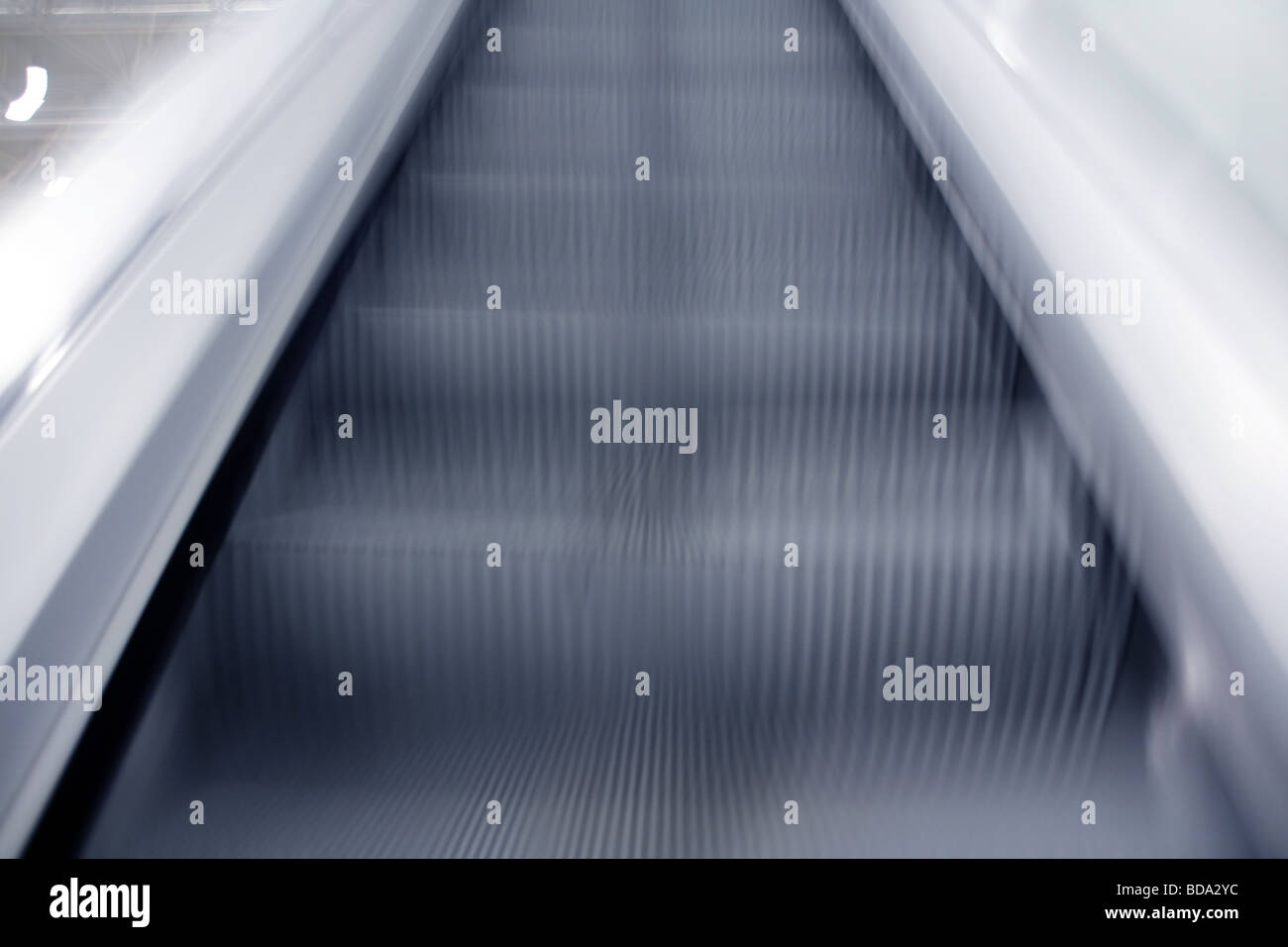 fast moving empty escalators steps Stock Photo - Alamy