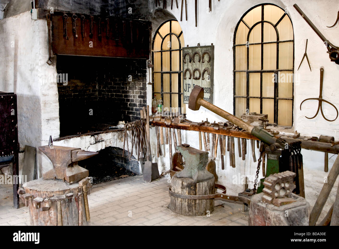 Old forge tools hi-res stock photography and images - Alamy