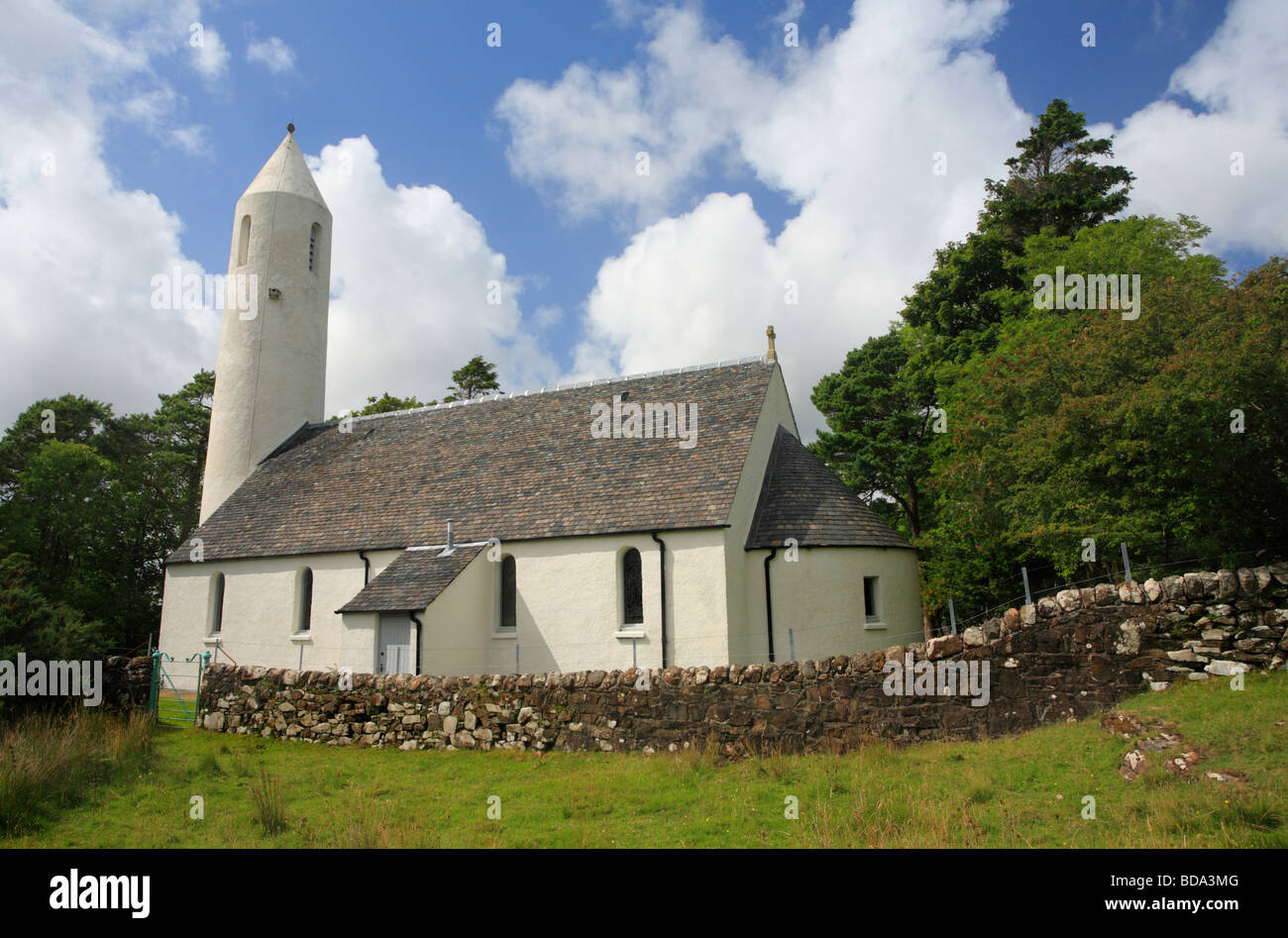 Kilmore Church at Dervaig on the Isle of Mull Stock Photo - Alamy
