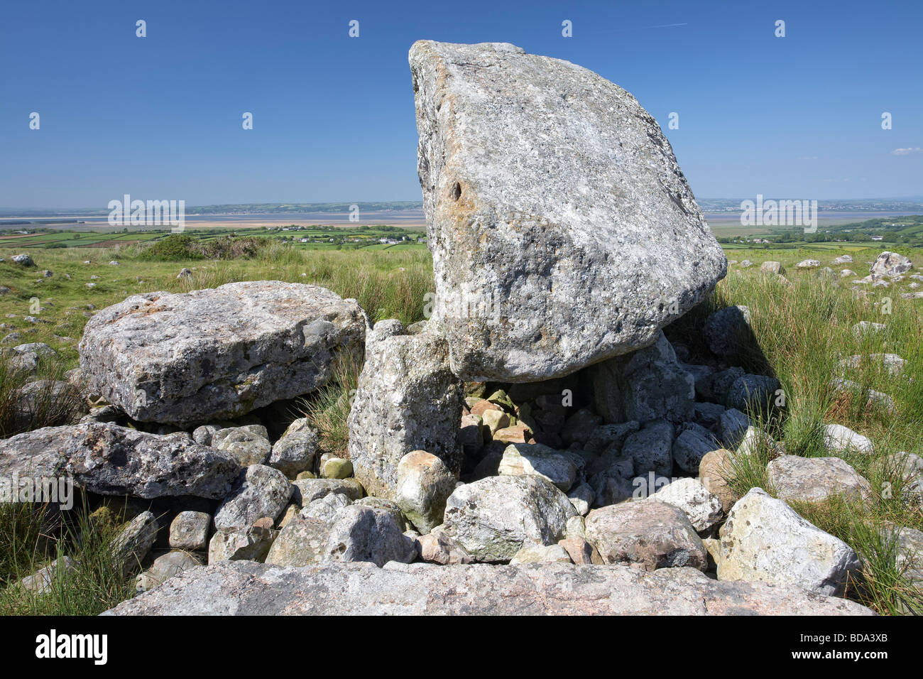 Arthur's Stone burial chamber tomb Gower Peninsula Wales UK Stock Photo ...