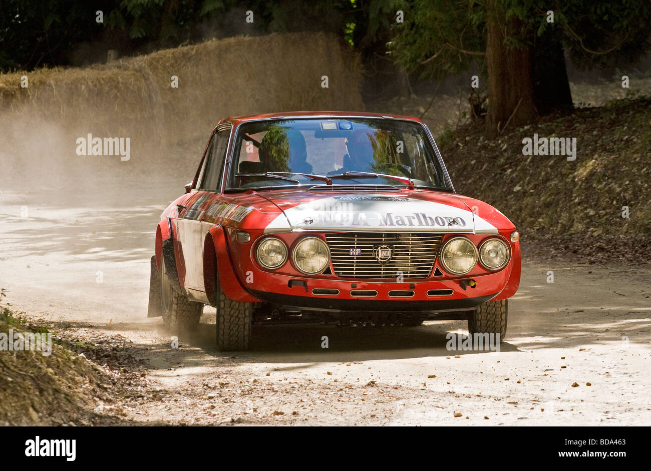 1973 Lancia Fulvia HF on the rally stage at Goodwood Festival of Speed ...