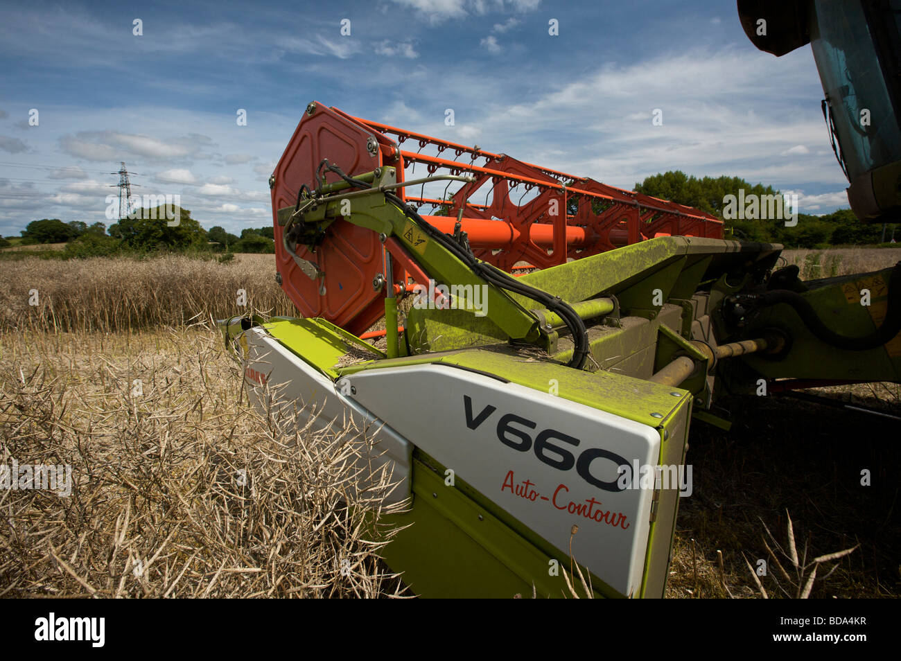 Claas Lexion 540 Combine Harvester Stock Photo - Alamy