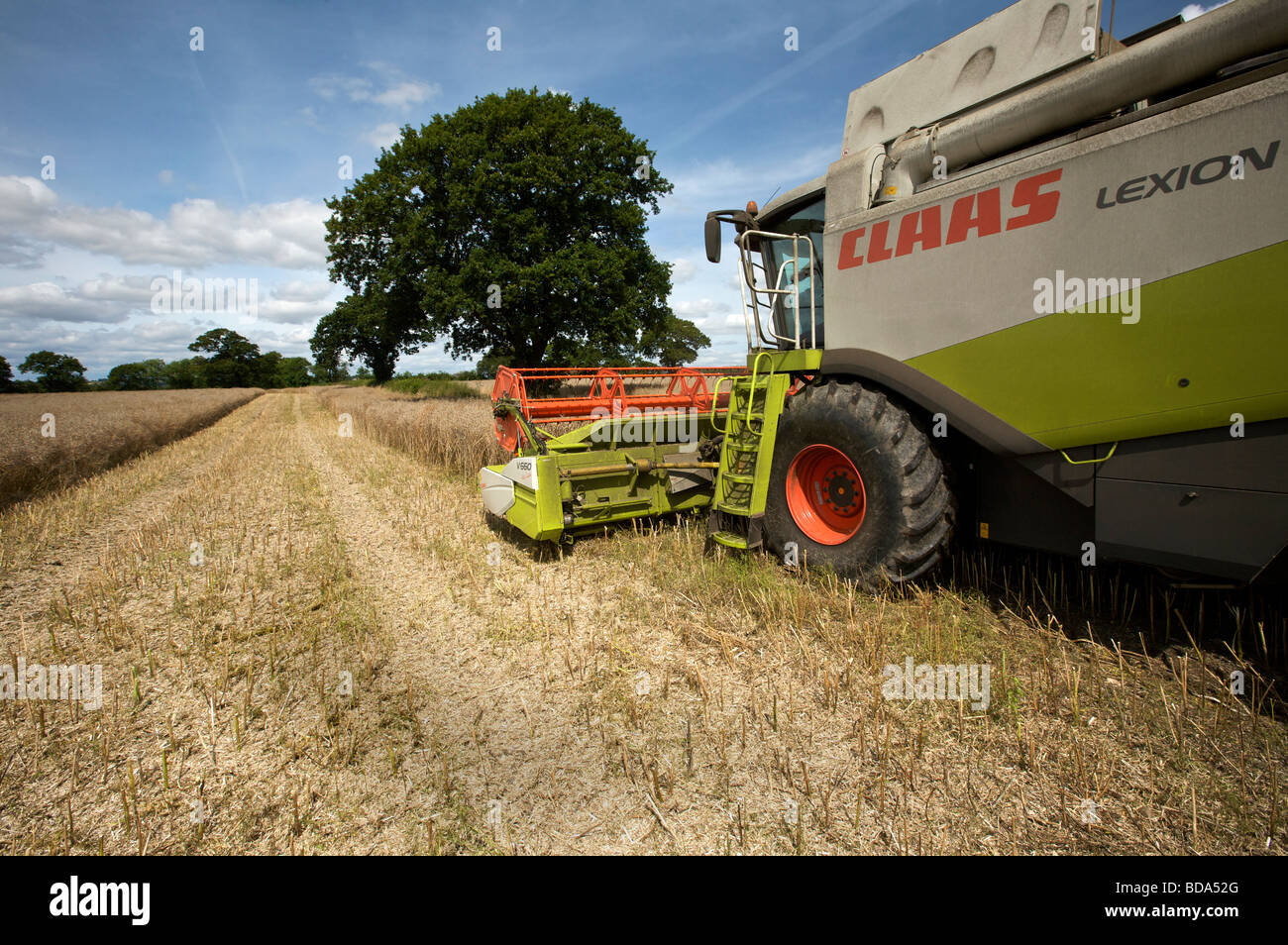 Claas Lexion 540 Combine Harvester Stock Photo - Alamy