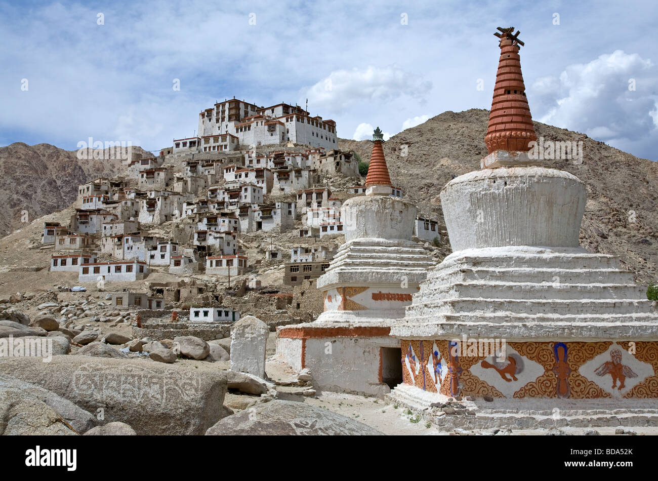 Chemrey Buddhist monastery. Ladakh. India Stock Photo - Alamy