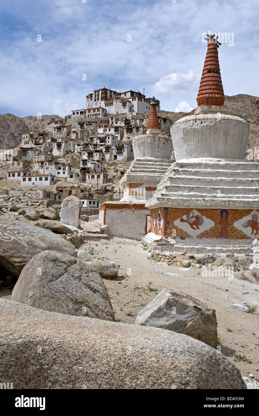 Chemrey Buddhist monastery. Ladakh. India Stock Photo - Alamy