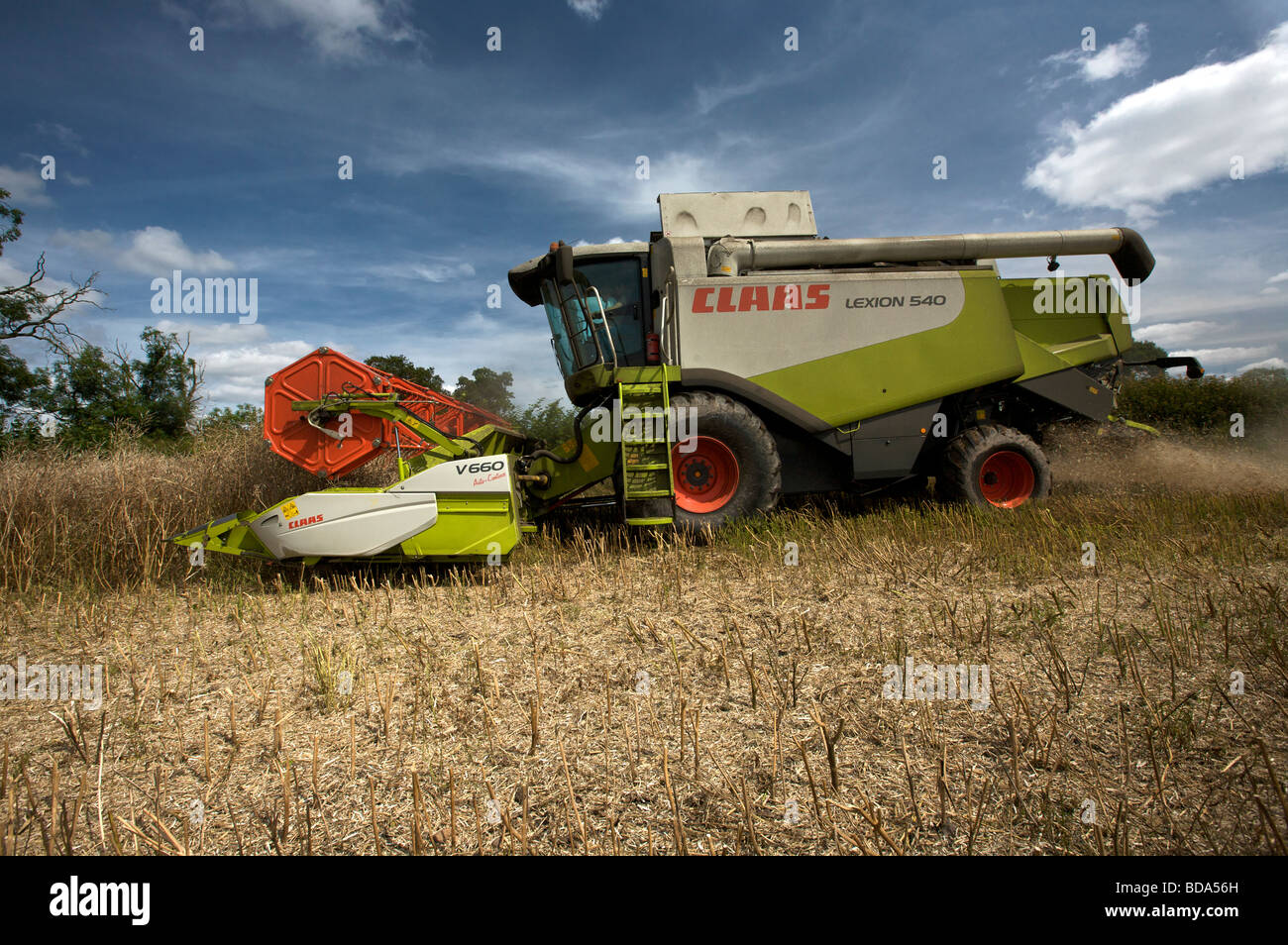 Claas Lexion 540 Combine Harvester Stock Photo - Alamy