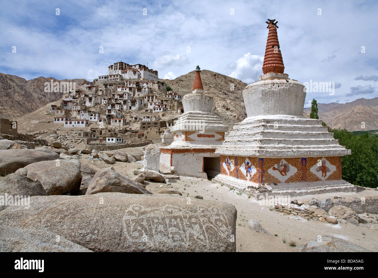 Chemrey Buddhist monastery. Ladakh. India Stock Photo - Alamy